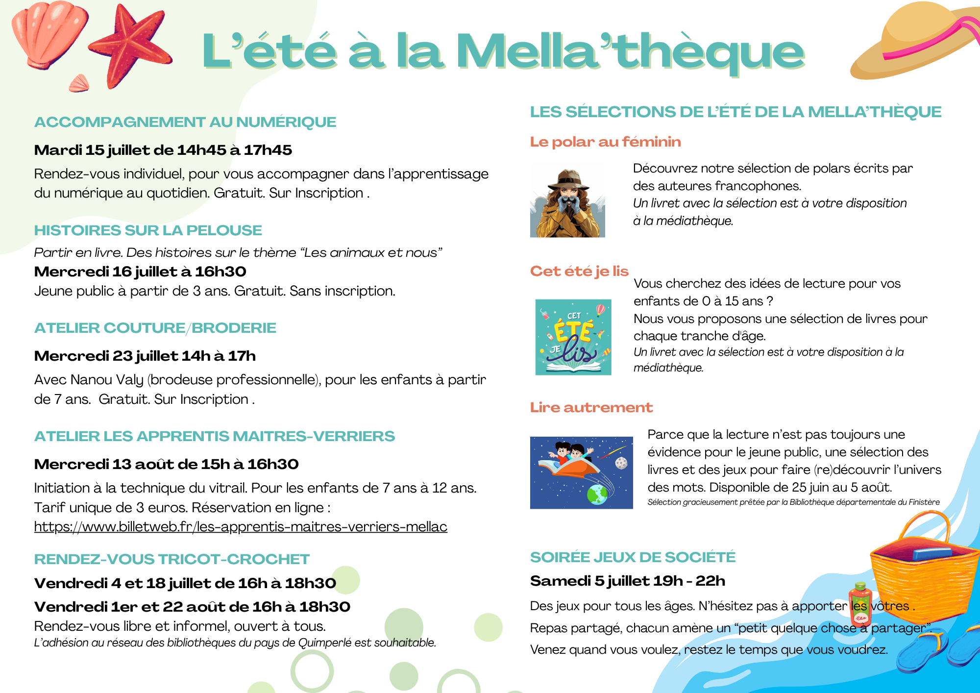 Mellac - L'été à la Mella'thèque - Matilin - Réseau des médiathèques du ...